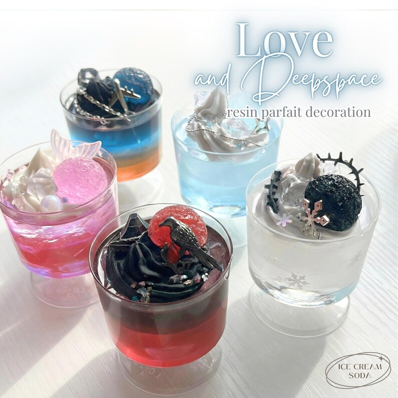 Love and Deepspace Resin Parfait Decoration | Sylus Rafayel Zayne ...