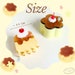 Cute Pudding Hair Claw Clip ( Cherry, Cake, Gift for Her Children, Hair ...