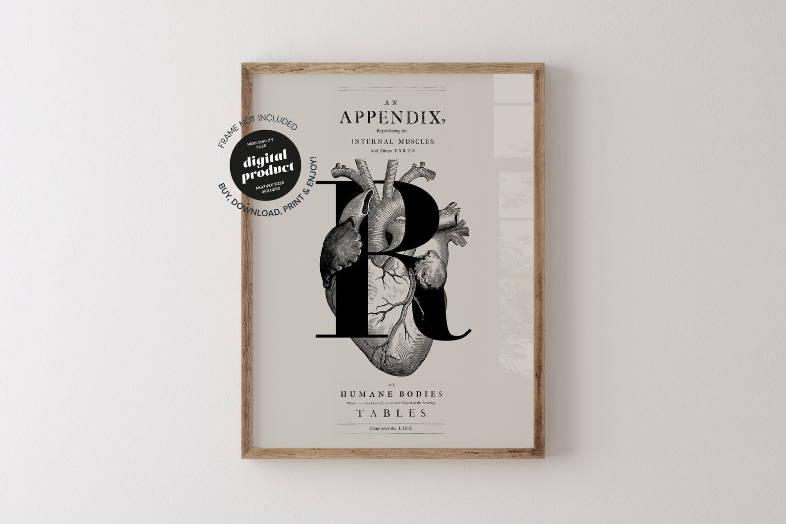 Capital Letter R Deco Poster Monogram Poster Letter R Wall Art Heart ...