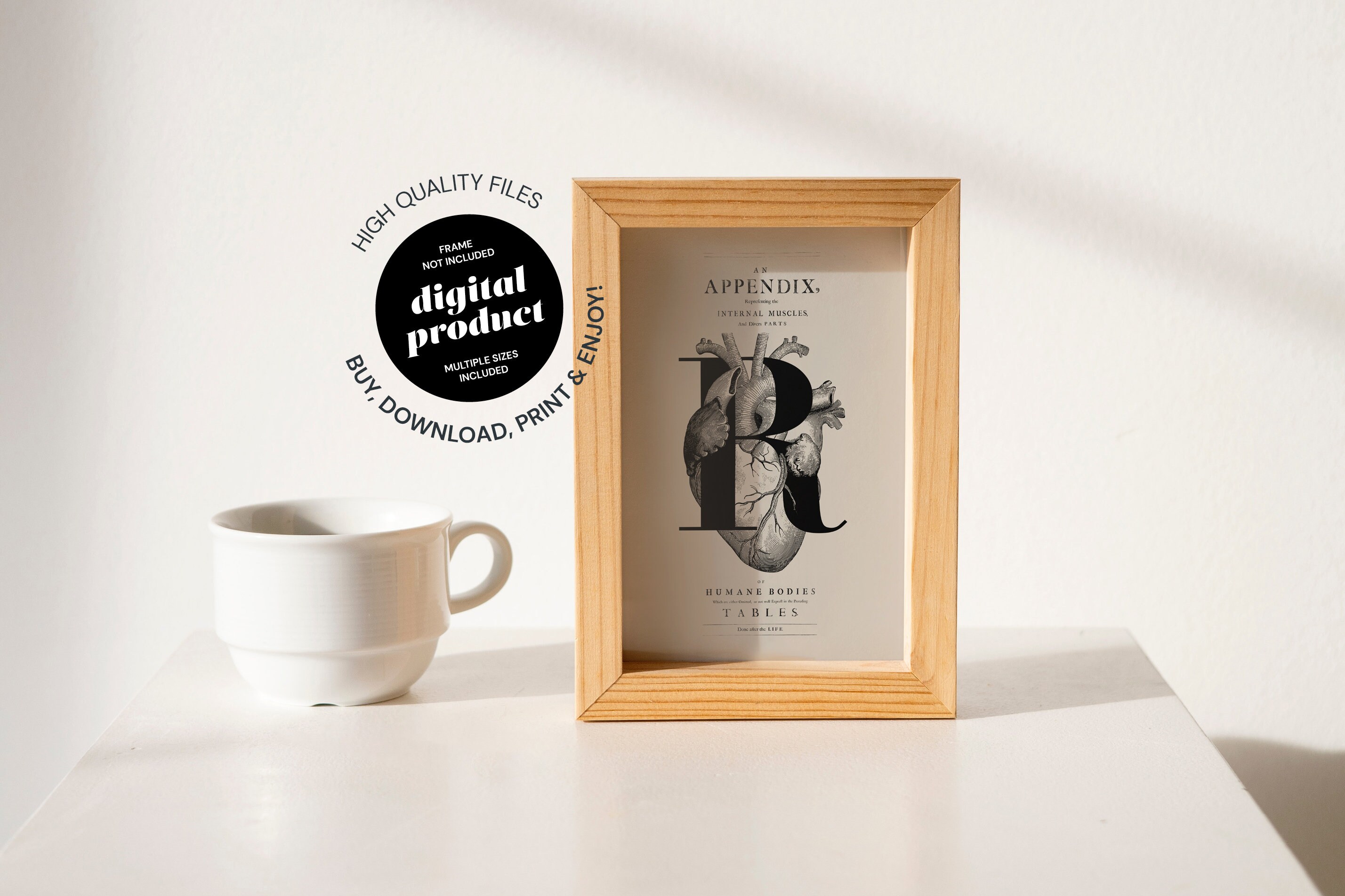 Capital Letter R Deco Poster Monogram Poster Letter R Wall Art Heart ...