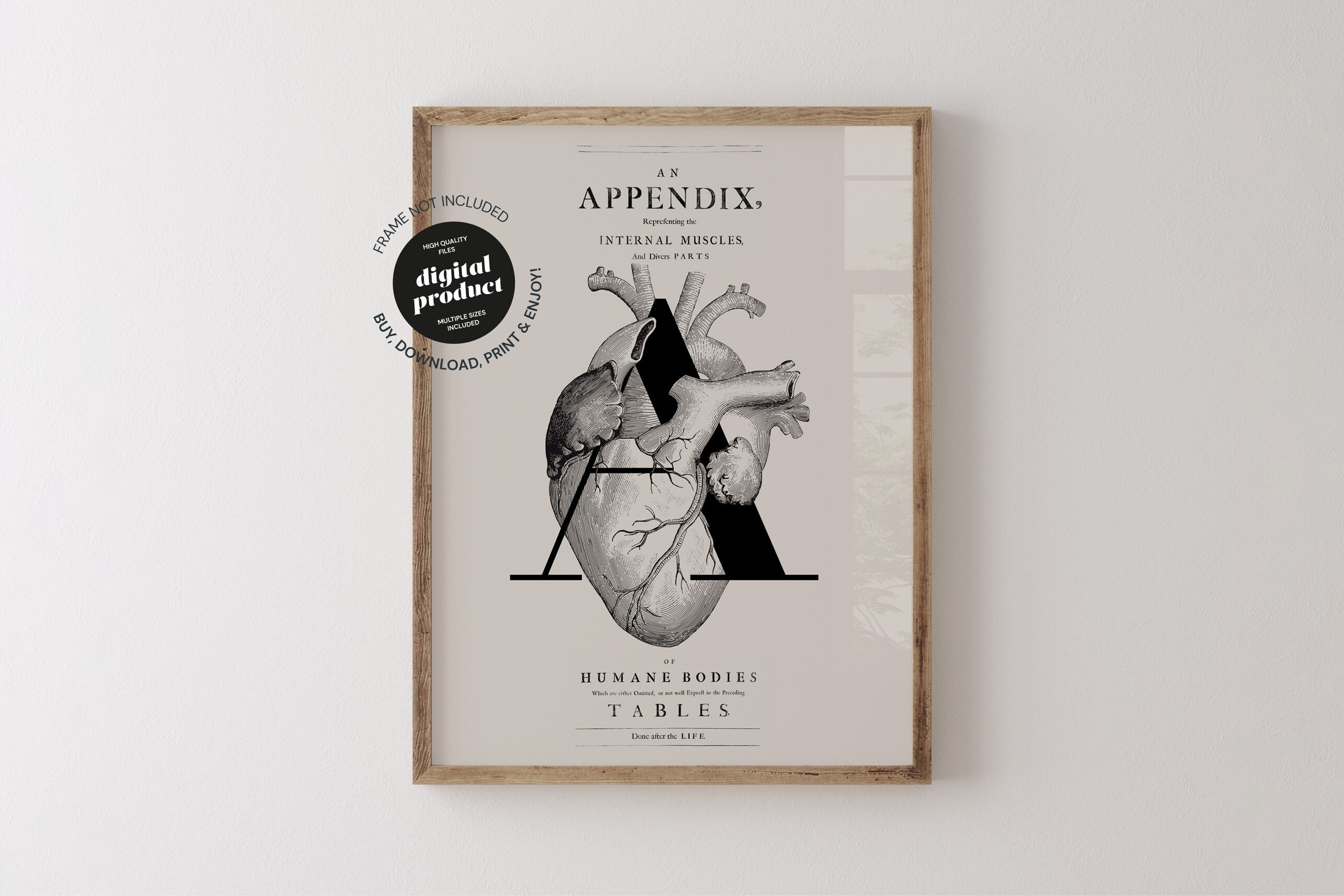 Capital Letter A Deco Poster | Monogram Poster Letter A Wall Art ...