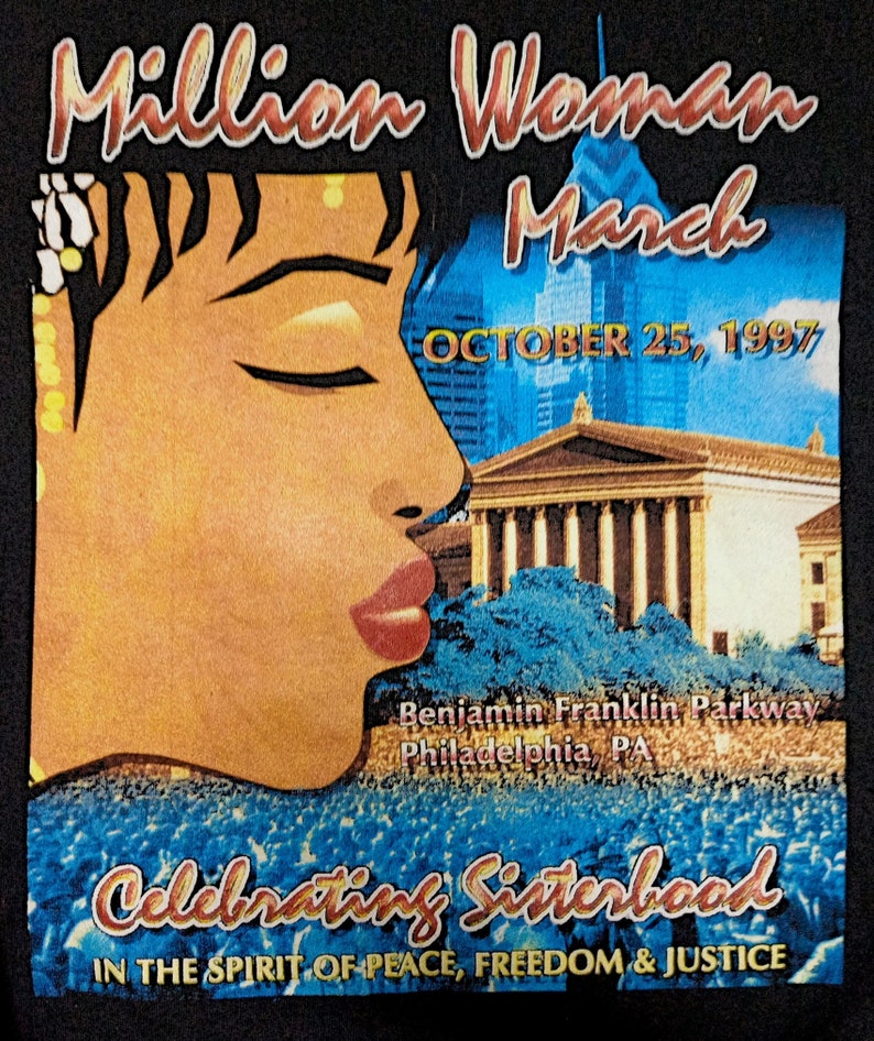 Vintage Million Woman March Sweatshirt Raptees Benjamin Franklin ...