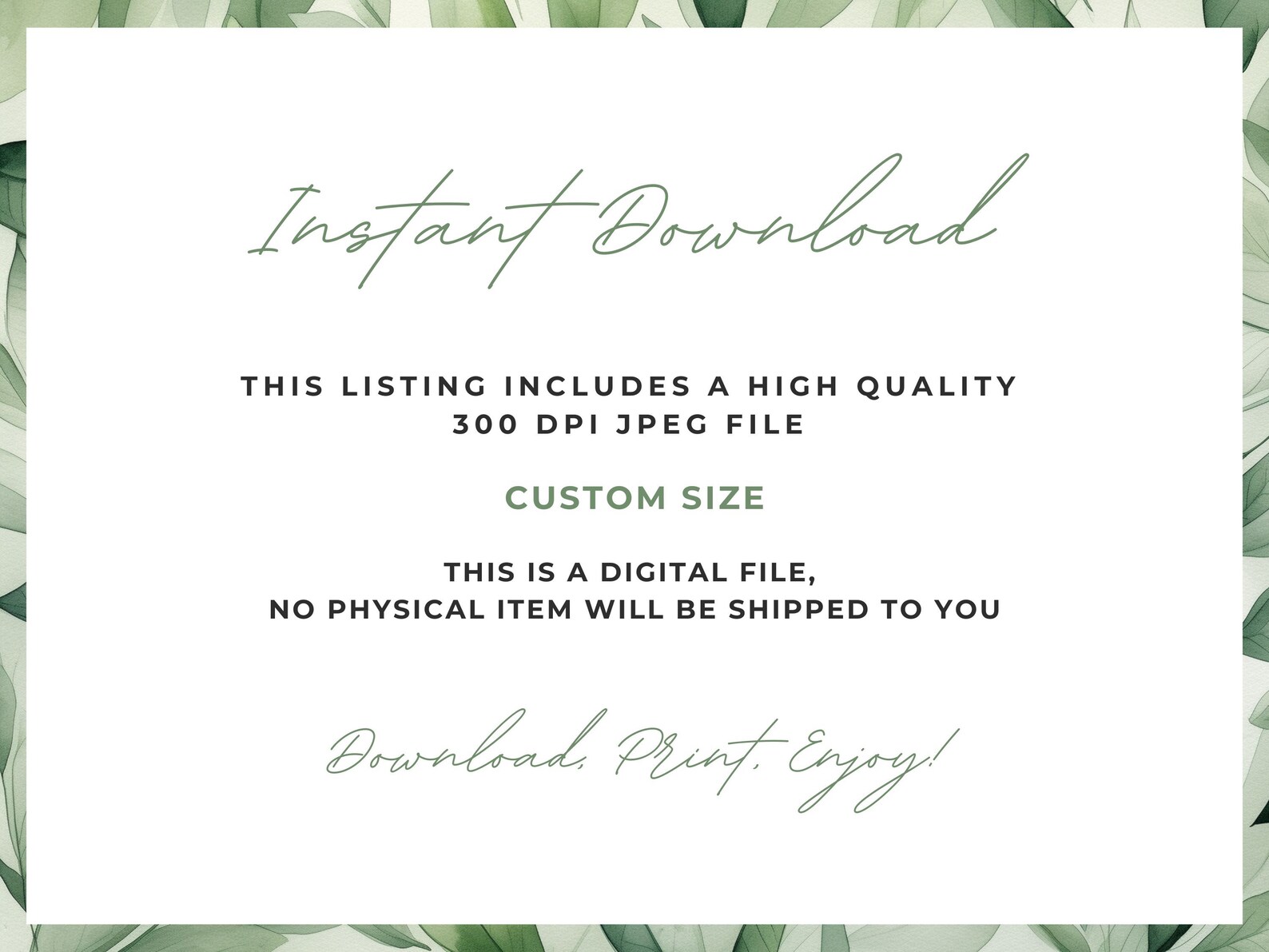 Personalized Japandi Style Name Printable Custom Initial Print Wabi ...