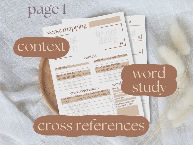 Verse Mapping Printable Bible Study Printable Bible Study Template ...