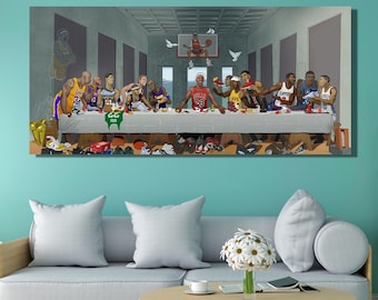 Nba Last Supper - Etsy