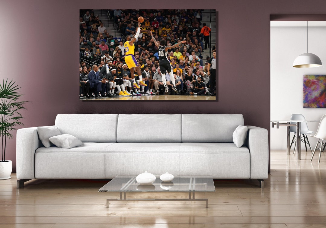 Lebron James Last Shot Posterlebron James Dunk Print on - Etsy