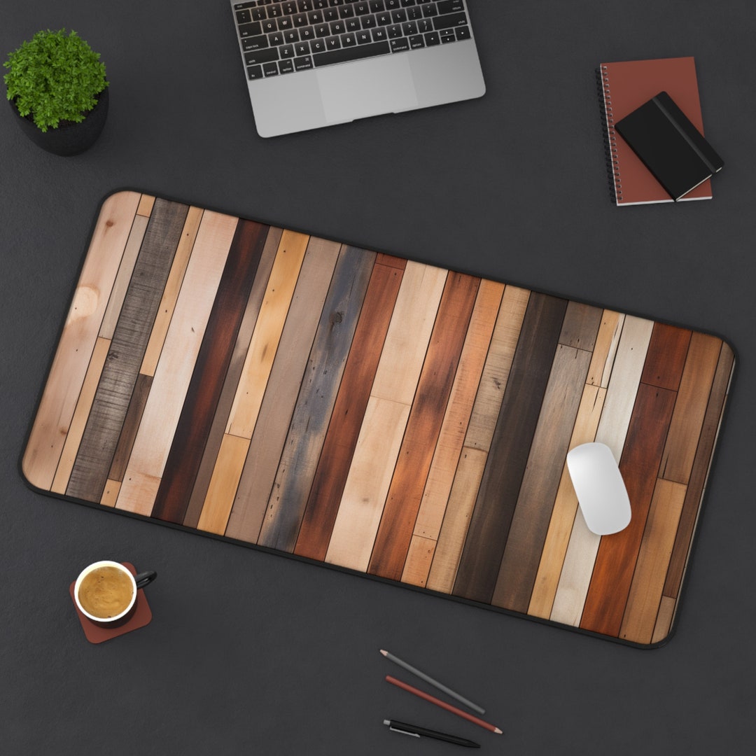 XL Desk Mat, Assorted Wood Boards - Etsy