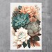 3 Piece Wall Art, Boho Succulent Art, Set of 3, Earth Tones, Wall Art ...