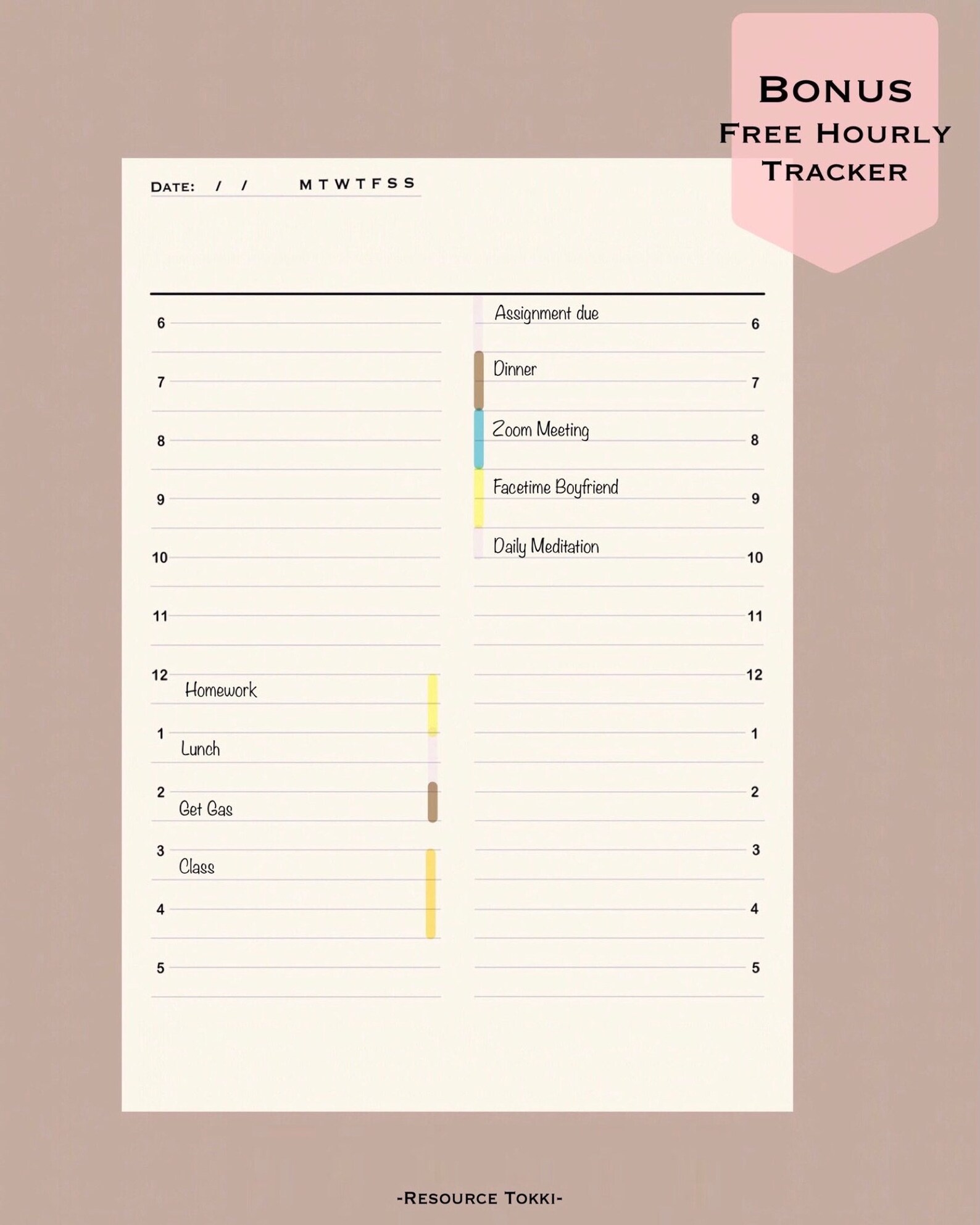 Pomodoro Tracker, Hourly Tracker, Study Planner, Good Notes Template ...