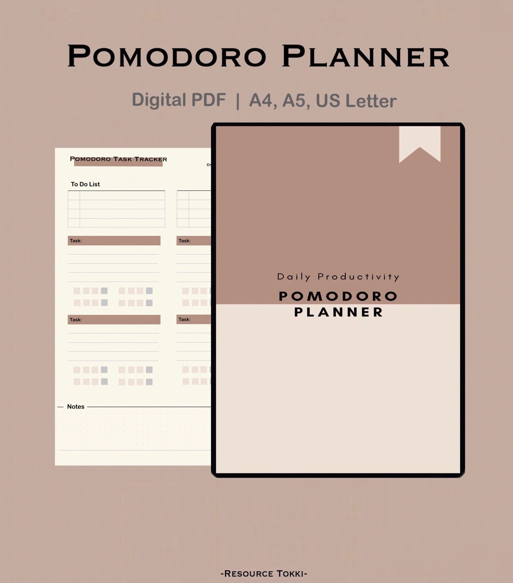 Pomodoro Tracker, Hourly Tracker, Study Planner, Good Notes Template ...