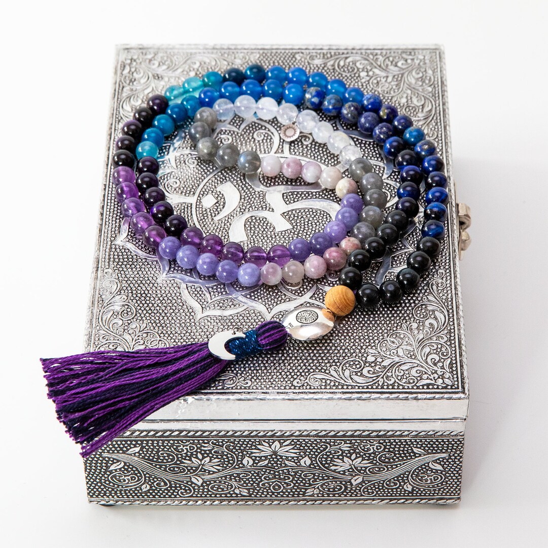 Mala Necklace 108 moon Child / Spiritual Energy - Etsy