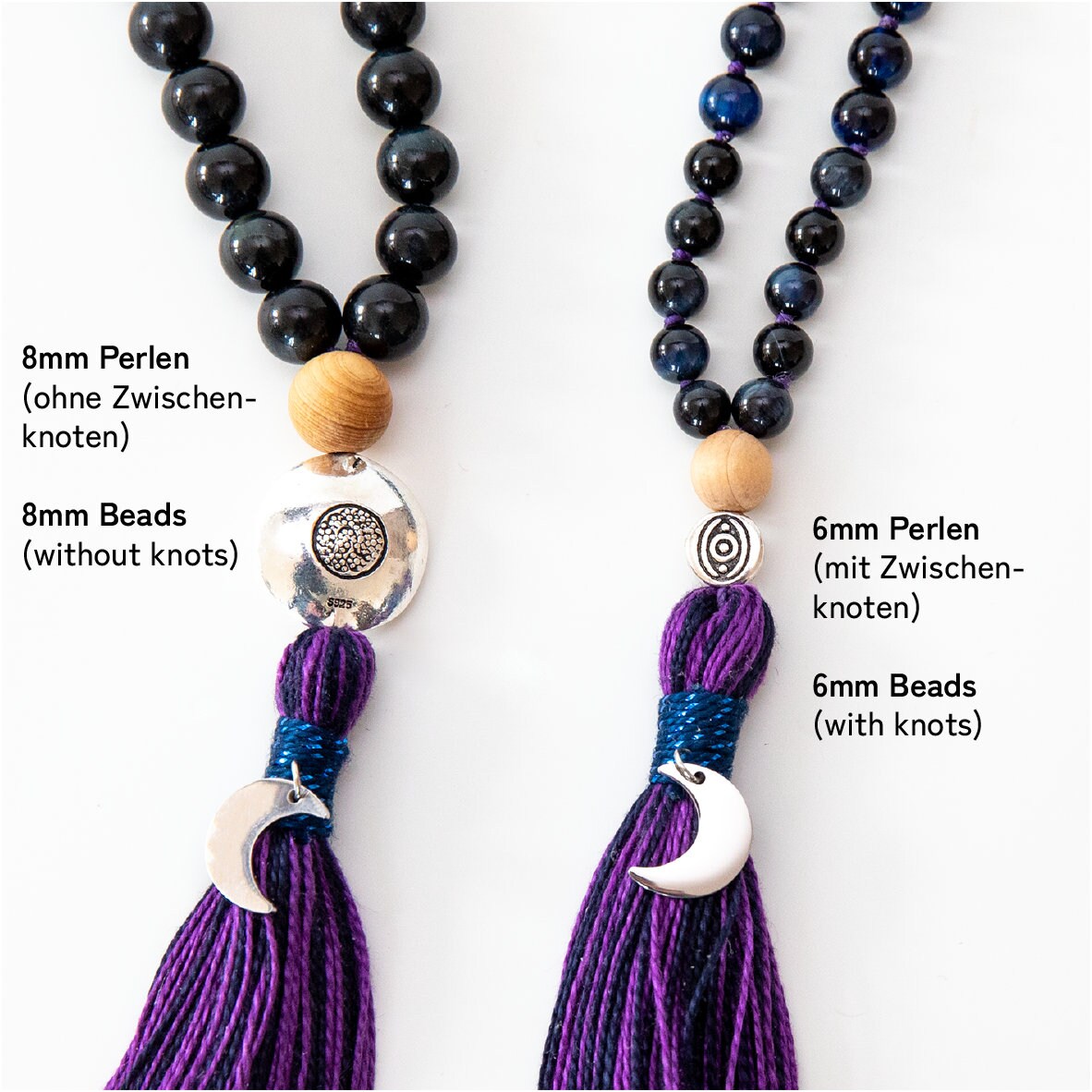 Mala Necklace 108 moon Child / Spiritual Energy - Etsy
