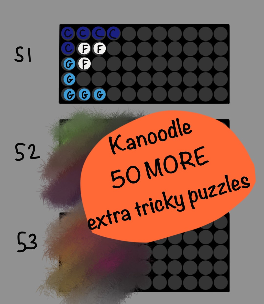 Kanoodle Educational 2D Puzzle Game 50 MORE NEW Adult-level Puzzles ...