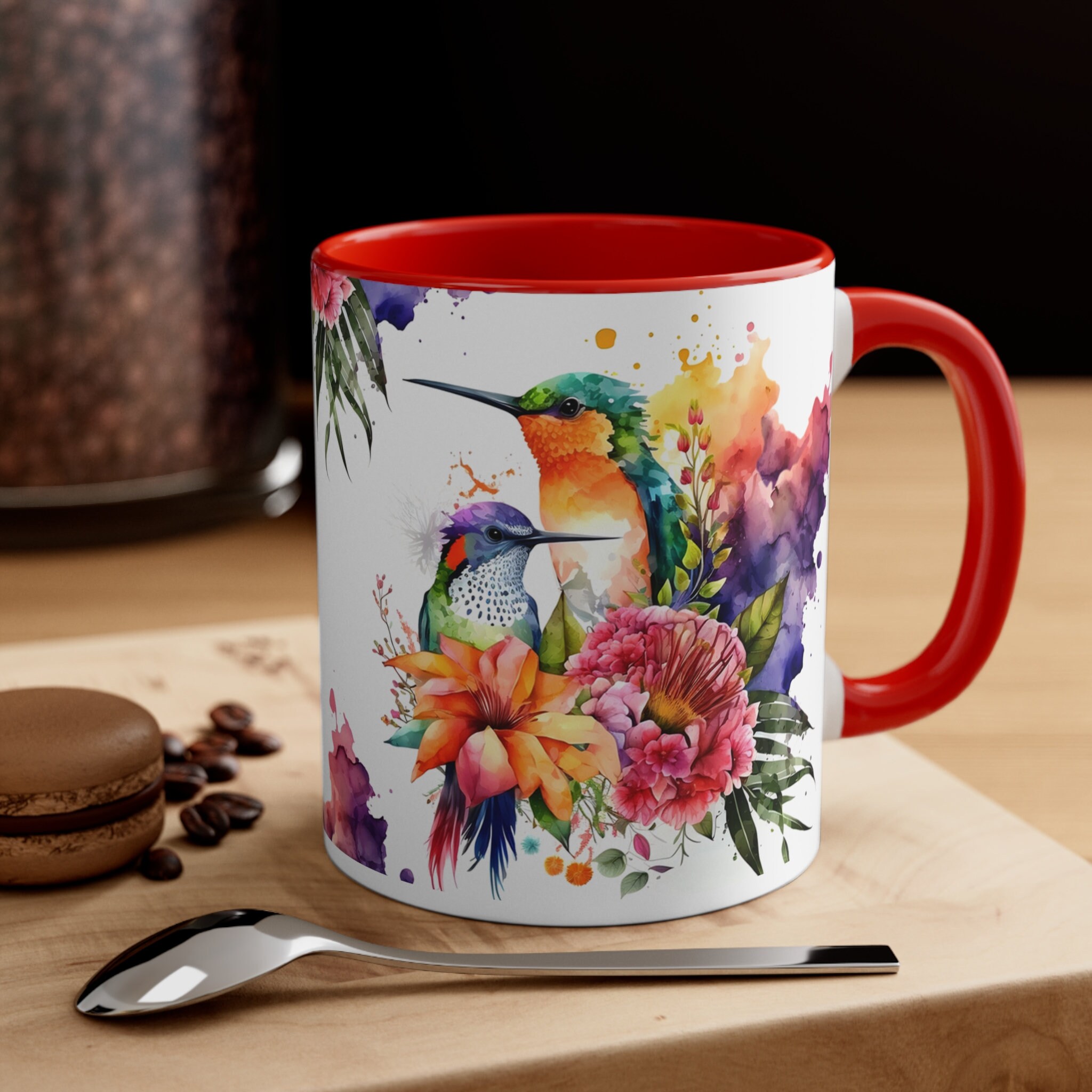 Hummingbird Watercolor Mug Hummingbird Mug Coffee Mug Gift - Etsy