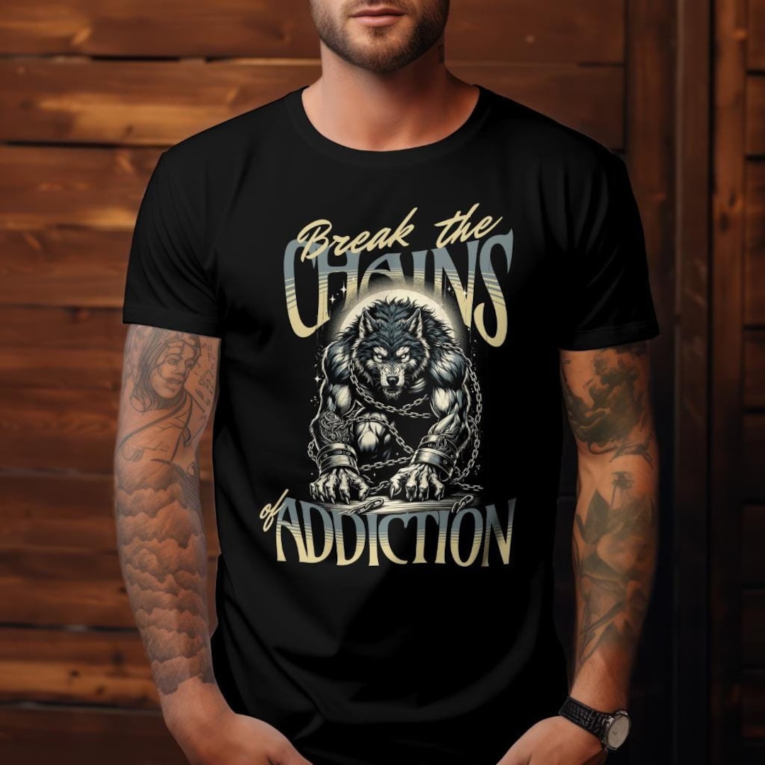 Break the Chains of Addiction T-shirt, Comfort Colors Sobriety Shirt ...