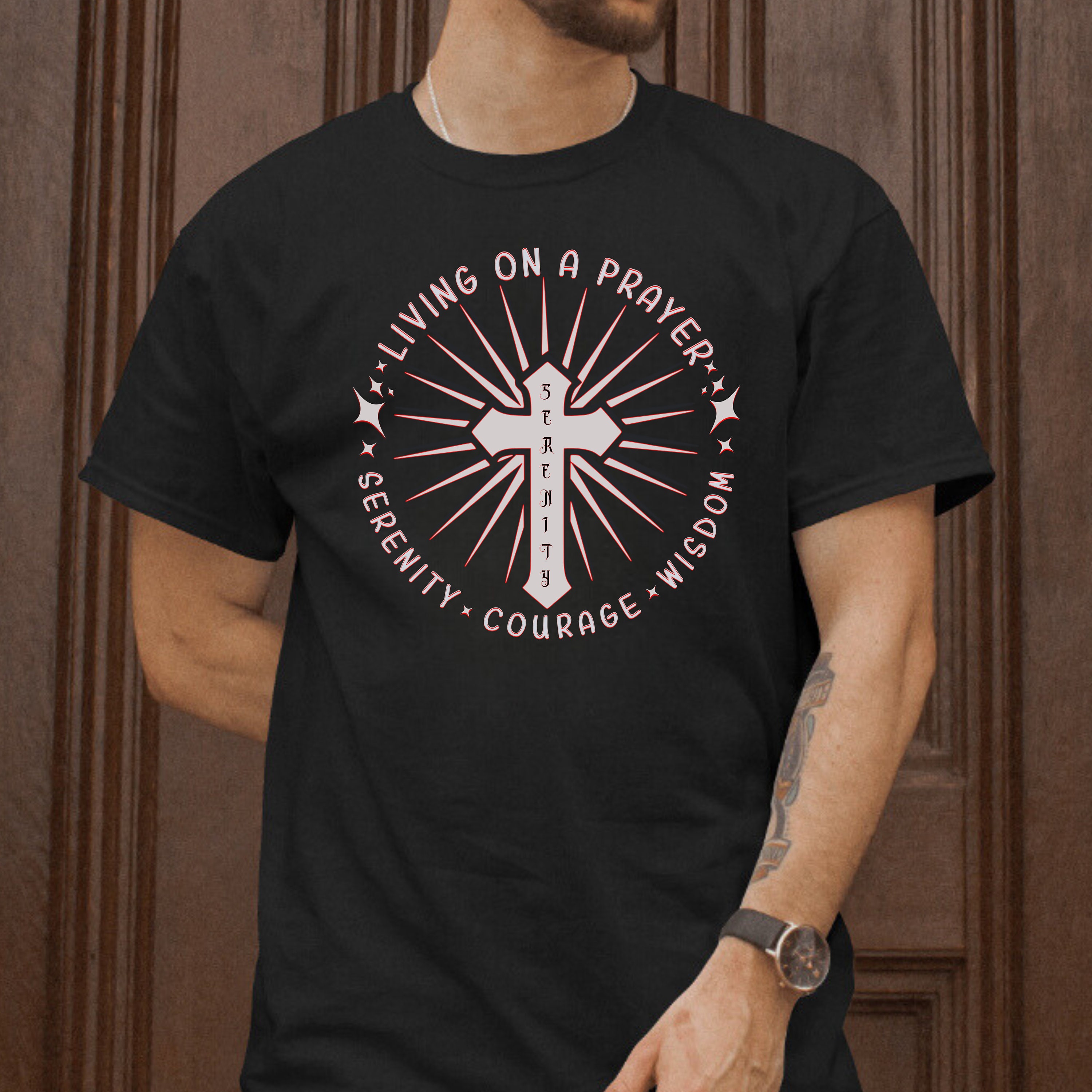Serenity Prayer Shirt for Drug and Alcohol Recovery, Sobriety Gift ...