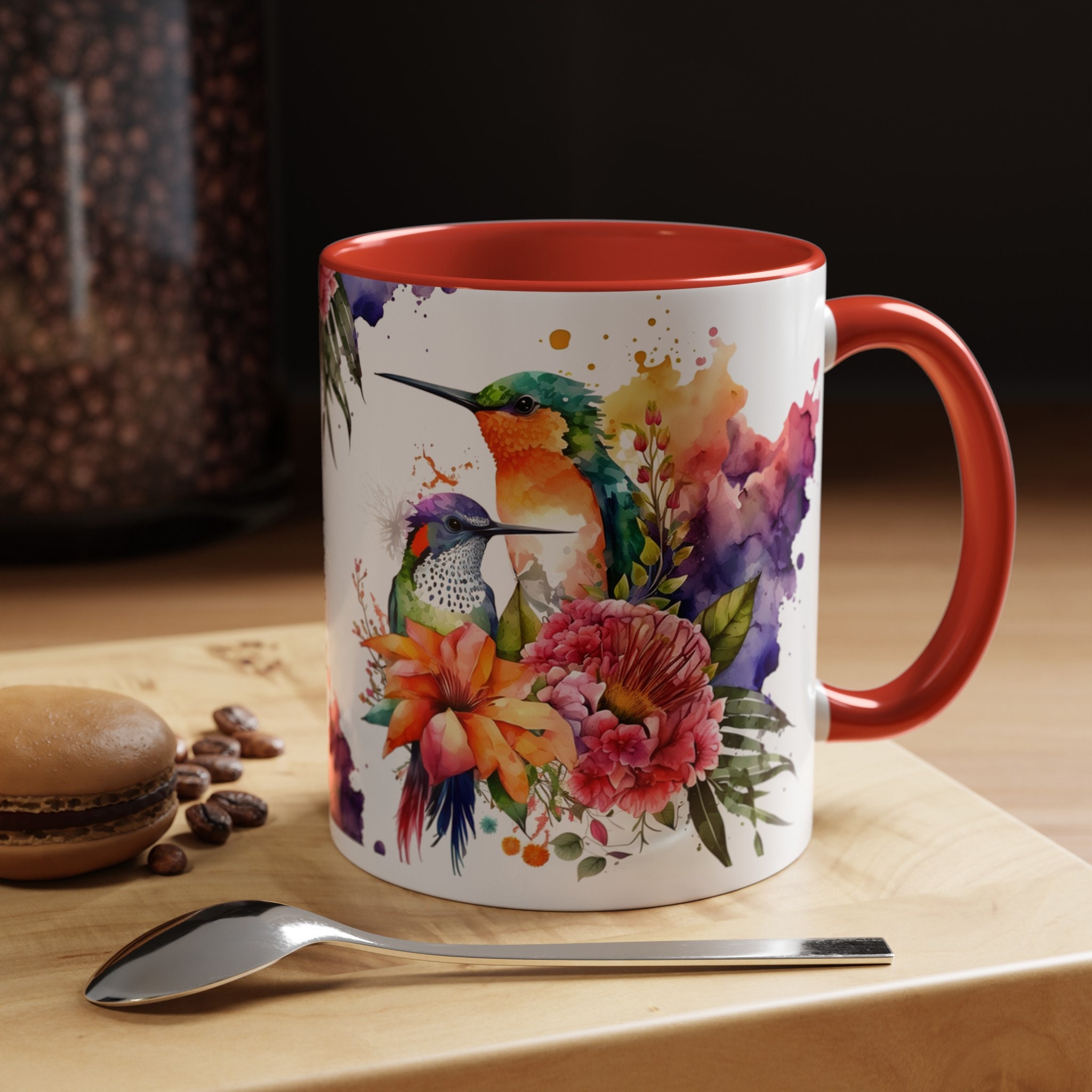 Hummingbird Watercolor Mug, Hummingbird Mug, Coffee Mug, Gift for Women ...