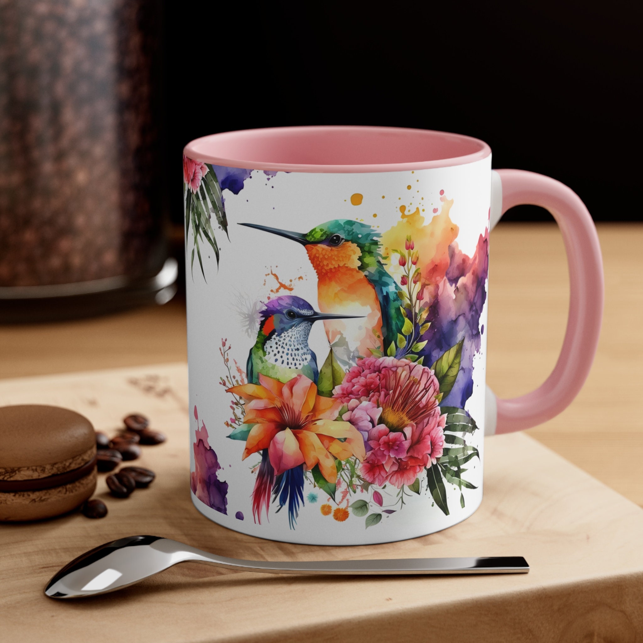 Hummingbird Watercolor Mug Hummingbird Mug Coffee Mug Gift - Etsy