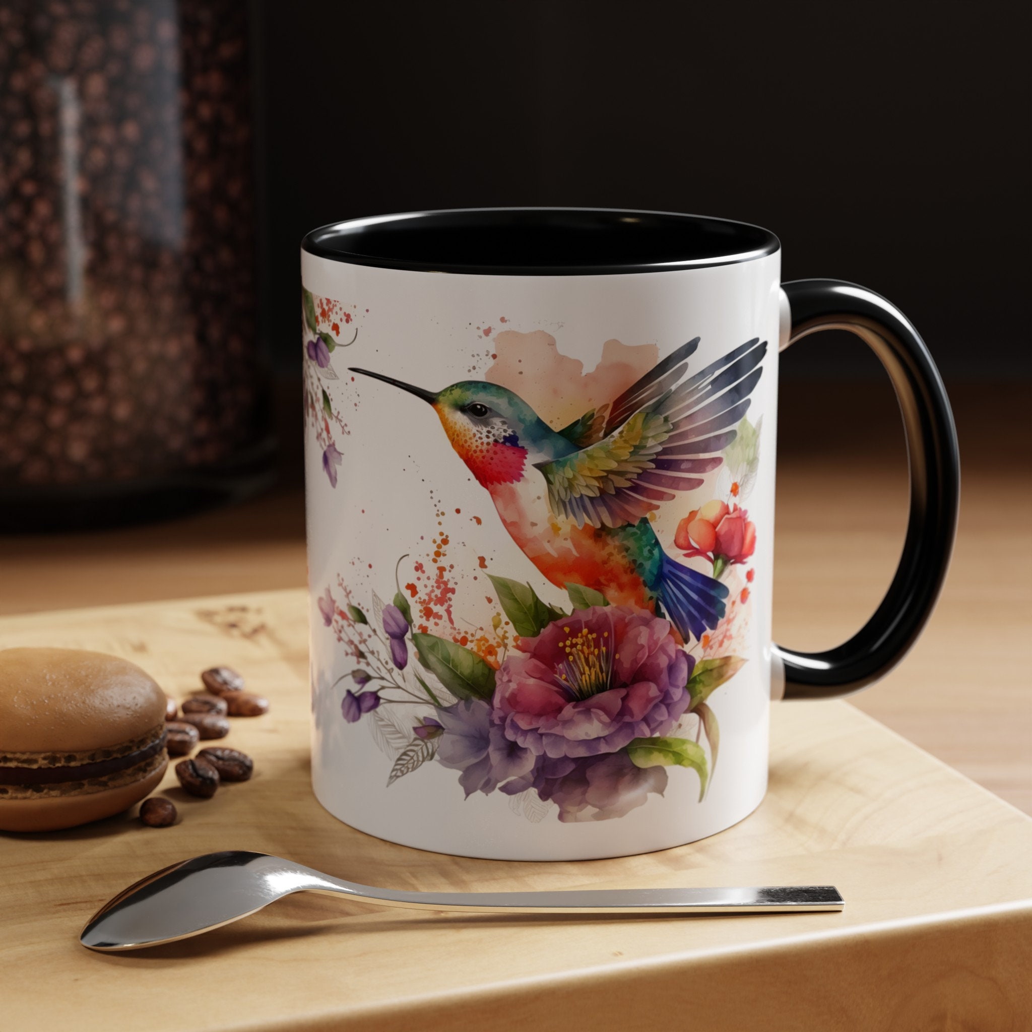 Hummingbird Mug, Watercolor Hummingbird, Hummingbird Lover, Gift for ...
