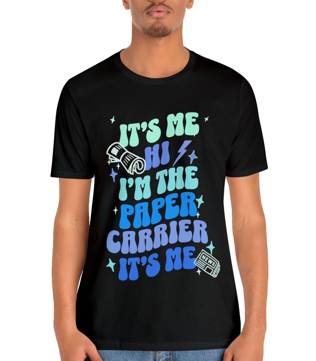 Paper Carrier Tshirt, Newspaper Carrier Shirt, Paperboy T-shirt, Funny ...