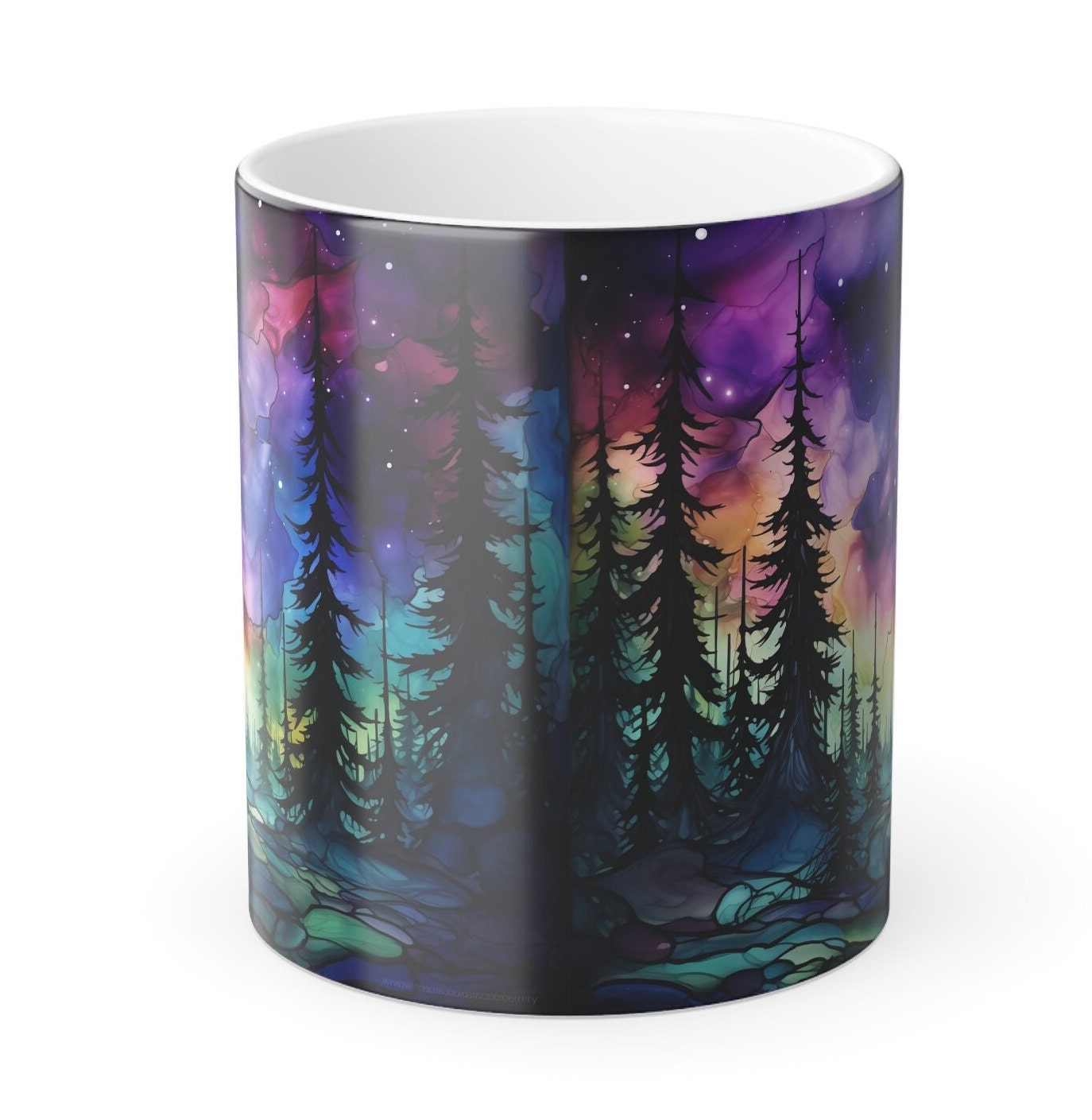 Northern Lights Color Morphing Mug, 11oz Magic Northern Lights Lover ...