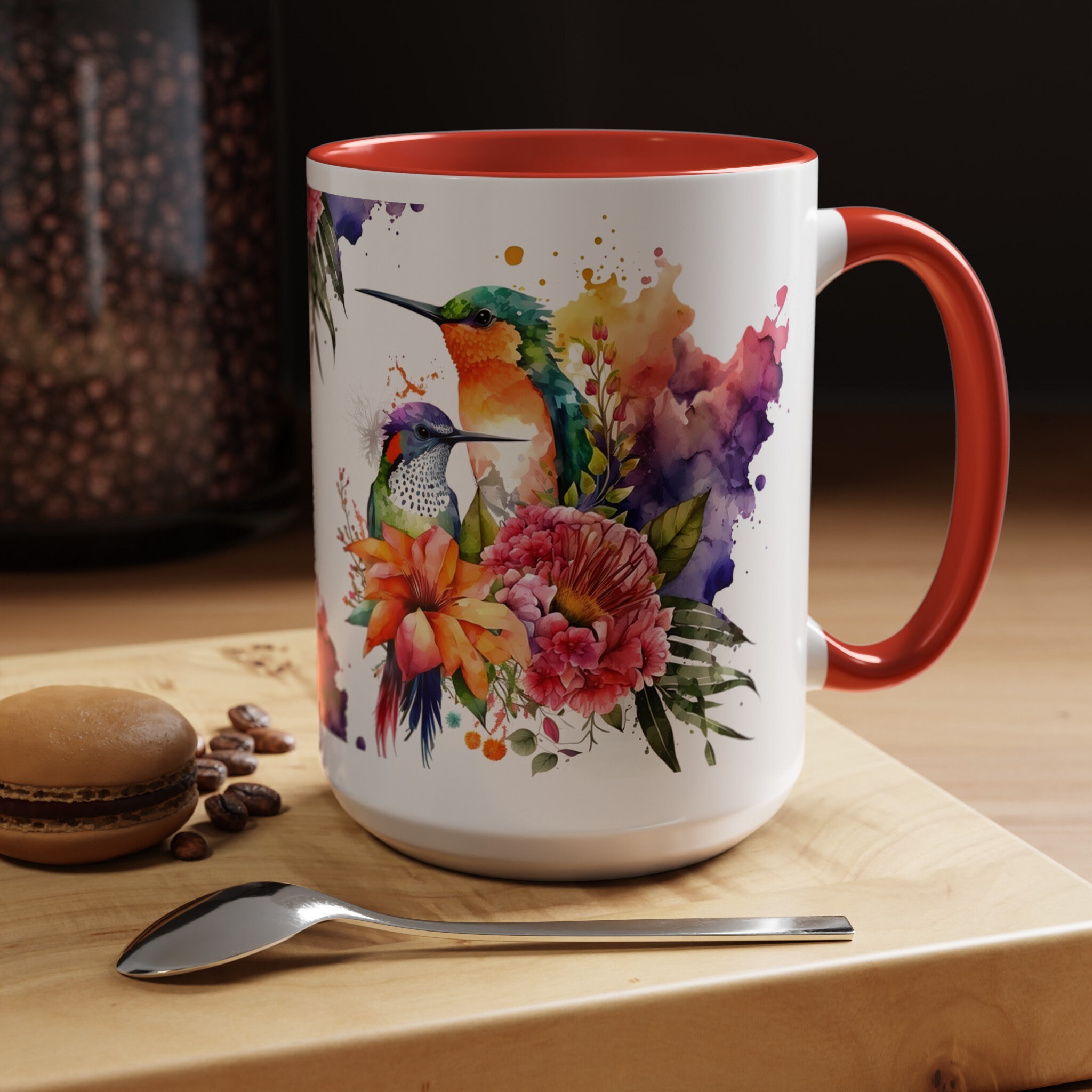 Hummingbird Watercolor Mug, Hummingbird Mug, Coffee Mug, Gift for Women ...
