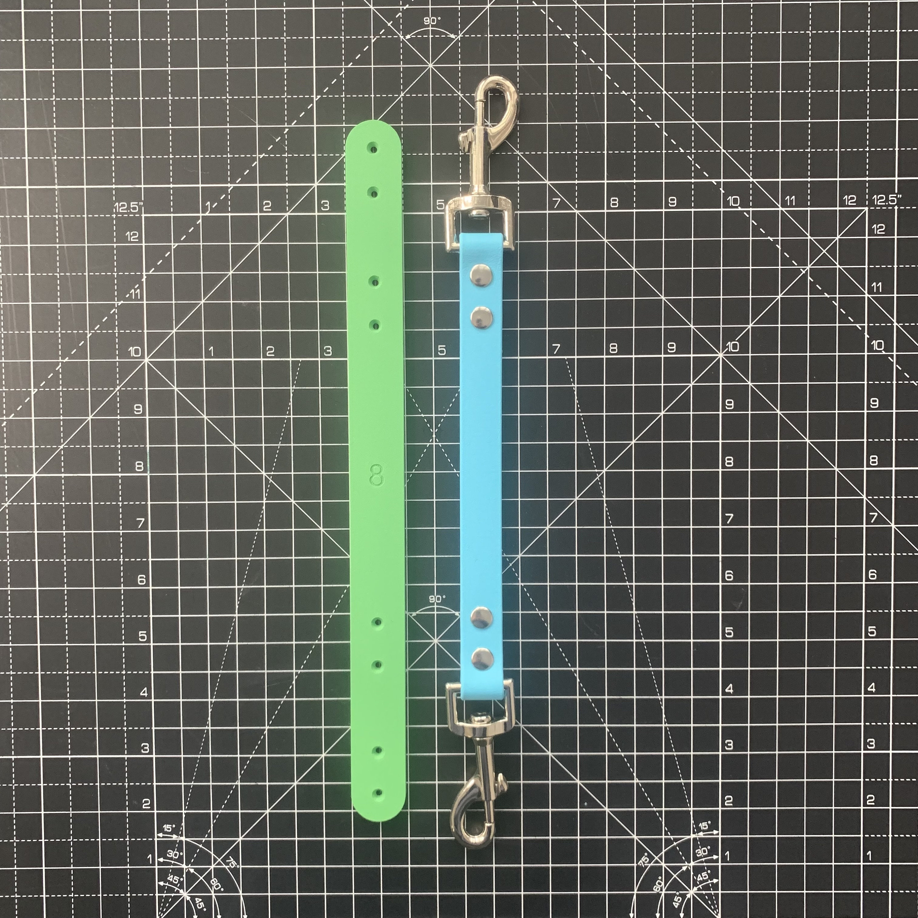 Safety Backup Strap Template for Biothane® Beta® Standard, Double Rivet ...