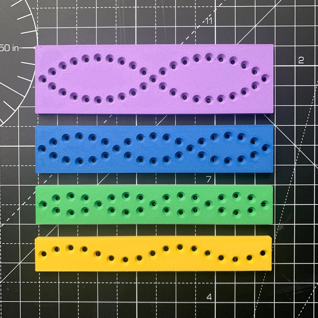 Gem, Crystal, Rhinestone Template Made for Biothane® (curved in Various ...