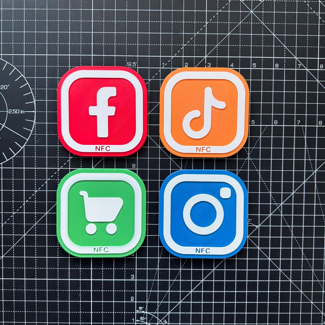 Tap Tile NFC Smart Tile Links to URL of Your Choice / Digital Business ...