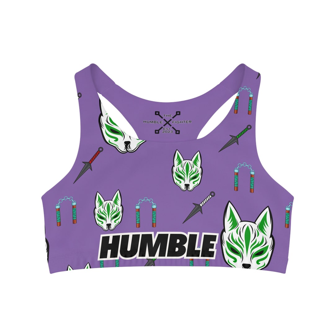 Ninja Scroll Sports Bra Slim Fit Sports Bra Sleeveless Top - Etsy