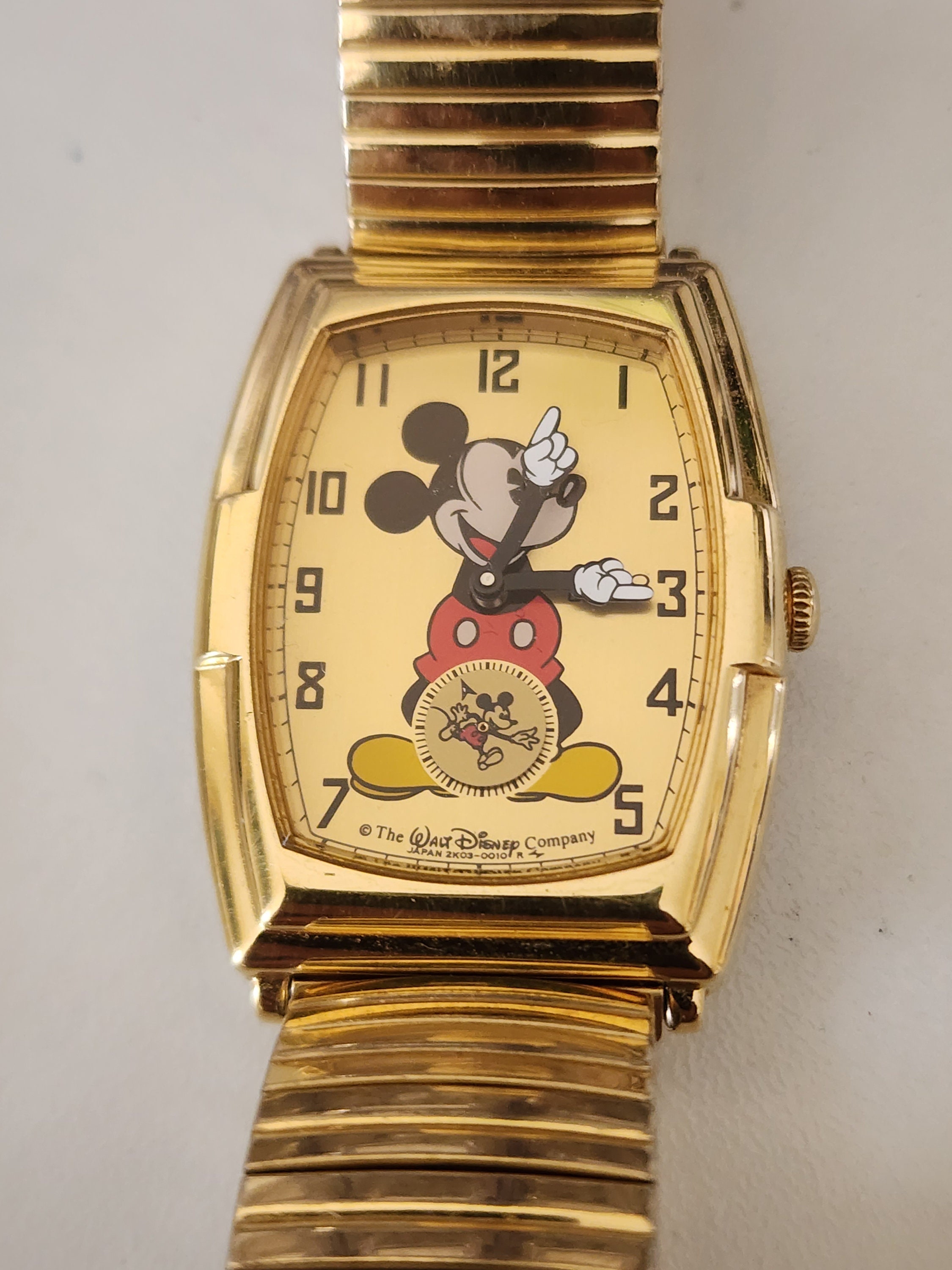Seiko Gold-tone Mickey Mouse 60th Anniversary Quartz Watch-2k03-5009 - Etsy