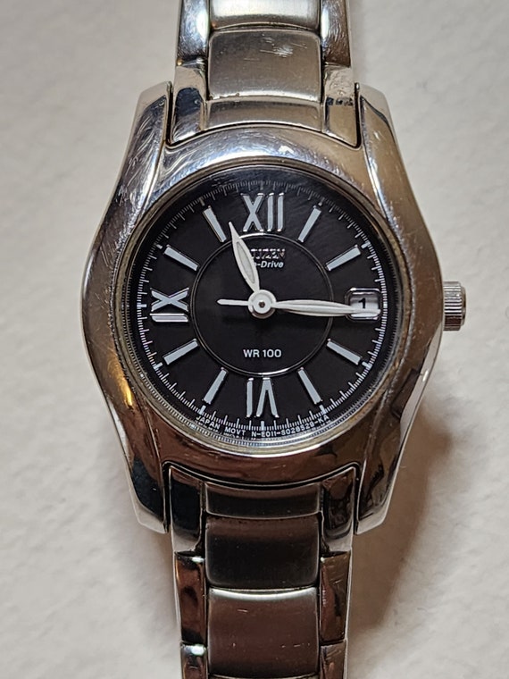 Citizen Eco-drive, black tone, quartz, chronograph, w… - Gem