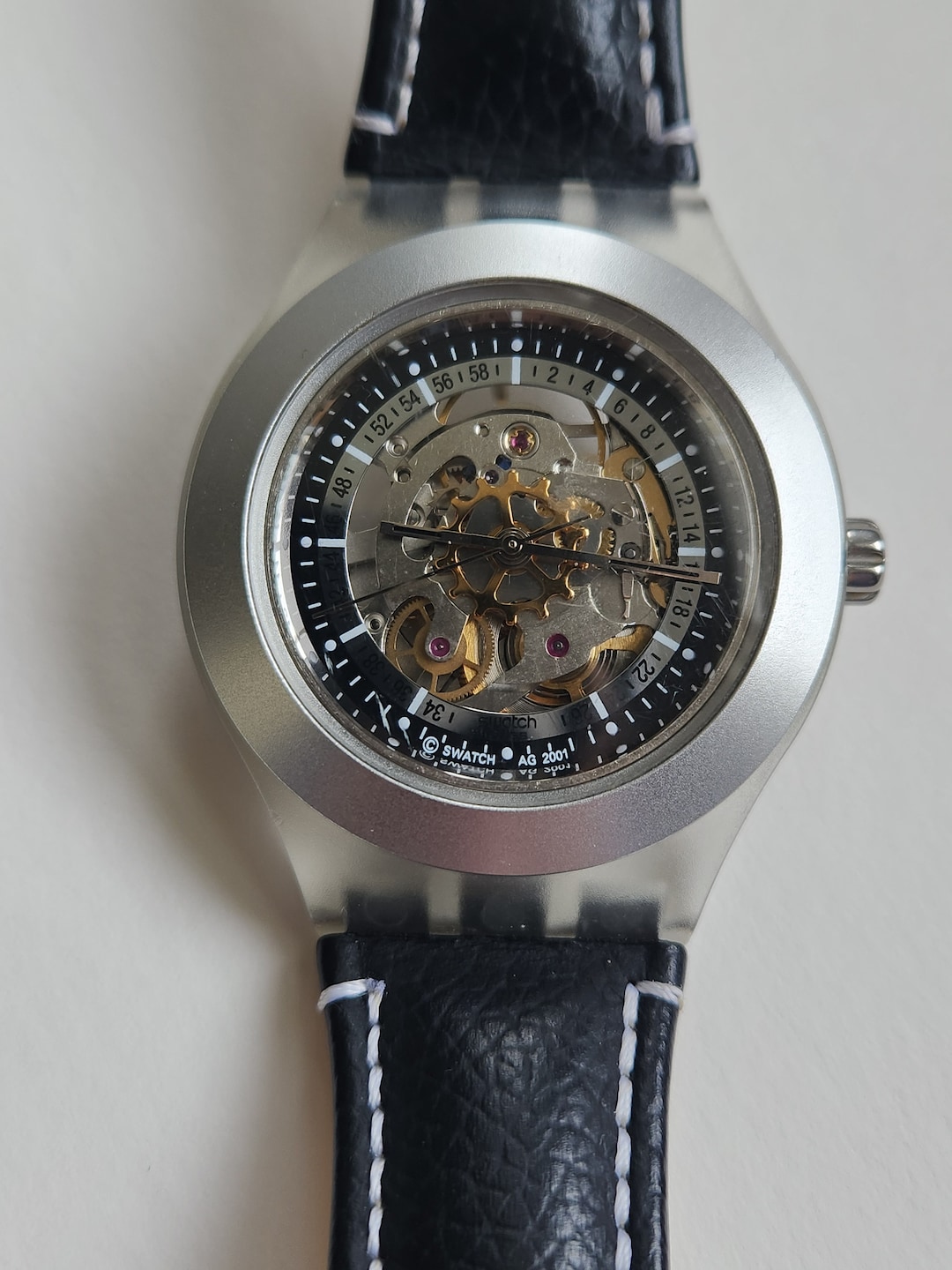 Swatch Irony Diaphane Skeleton Dial Swiss Automatic Watch-236 V8 - Etsy