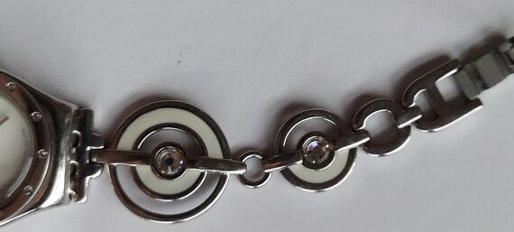 Swatch Irony Vintage White Dial Crystal Enamel Swiss … - Gem