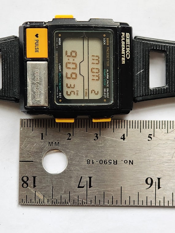 Seiko Vintage Pulsemeter Touch Sensor Digital Quartz … - Gem