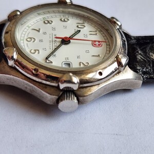 Wenger White Dial Date Swiss Quartz Watch-093-0690 - Etsy