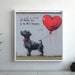 Banksy Style Print, Dog Print, Dog Artwork, Dog Wall Art, Dog Picture ...
