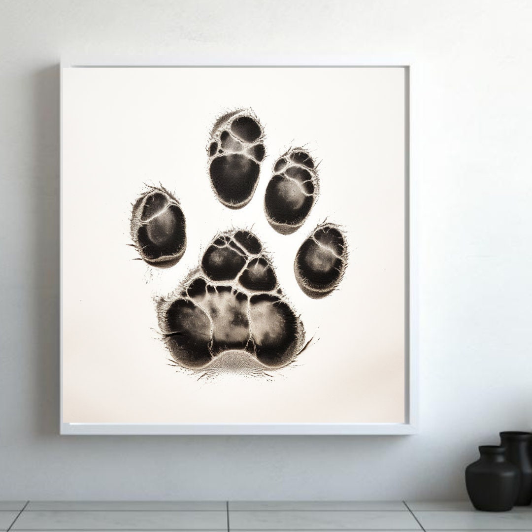 Paw Print, Paw Print Picture, Dog Paw Print, Paw Print Art, Dog Present ...