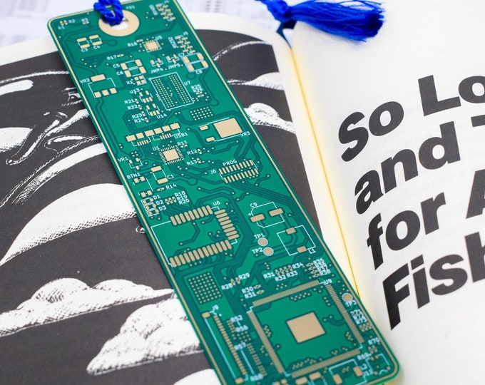 Circuit Board Bookmark - Geeky Christmas Gifts - Nerd Stocking Fillers ...