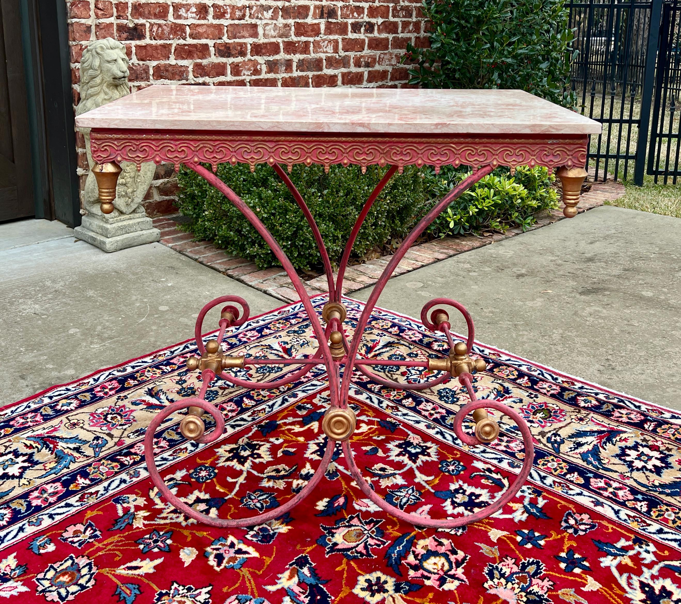 Vintage French Country Baker's Table Pastry Table Marble Top - Etsy