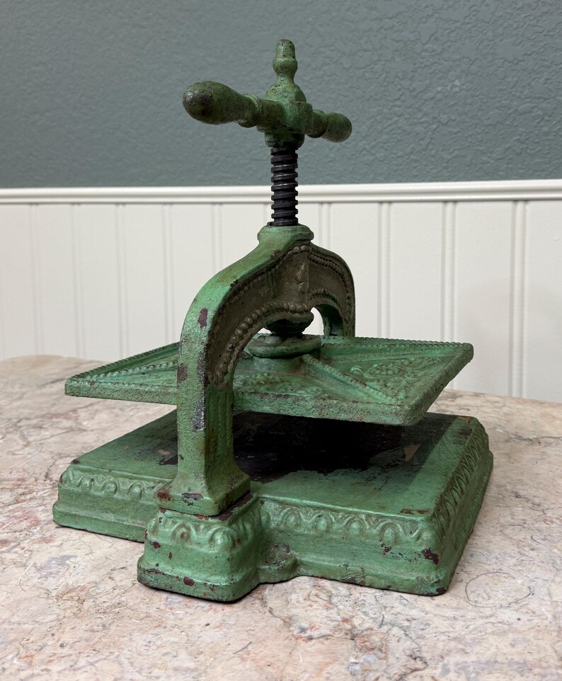 Antique Victorian Cast Iron Bookbinding Press Screw Nipping Press - Etsy