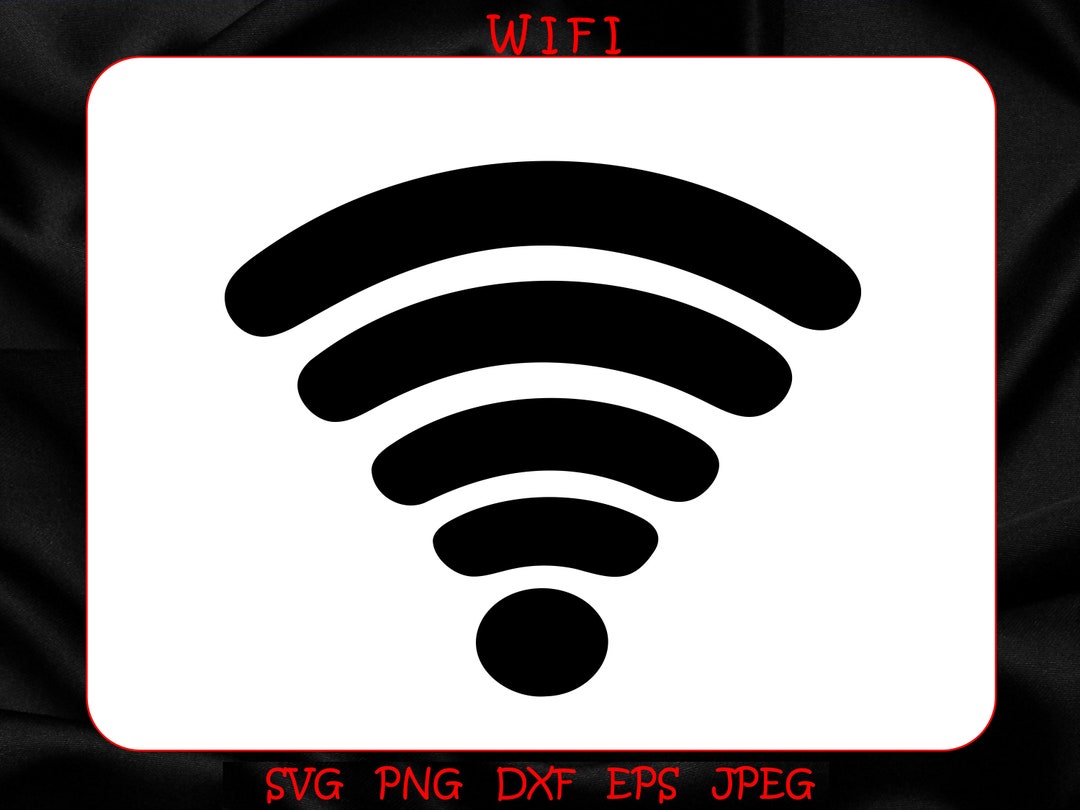 Wi-Fi-Svg, Wi-fi-Symbol, Wi-Fi-Schild-Svg, jpeg, Png, Eps, Dxf. Vektor ...