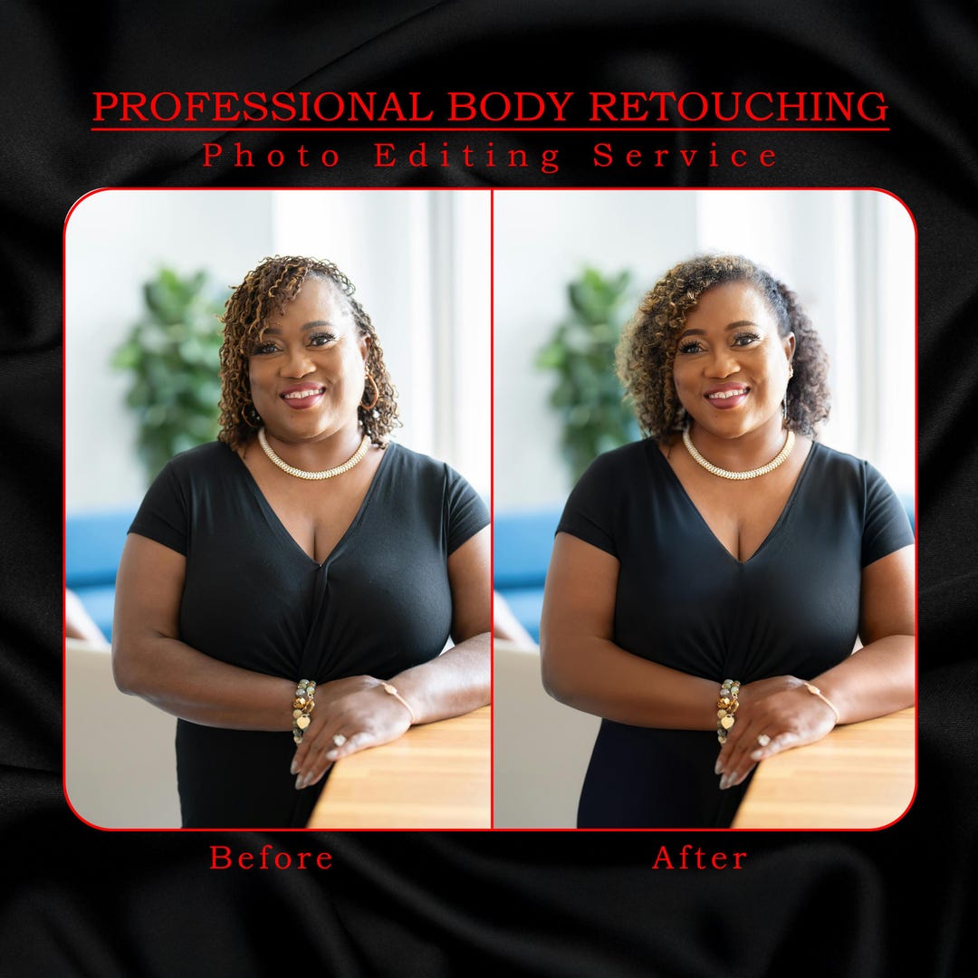 Professional Photo Retouching: Body Slimming & Face Editing (digital ...