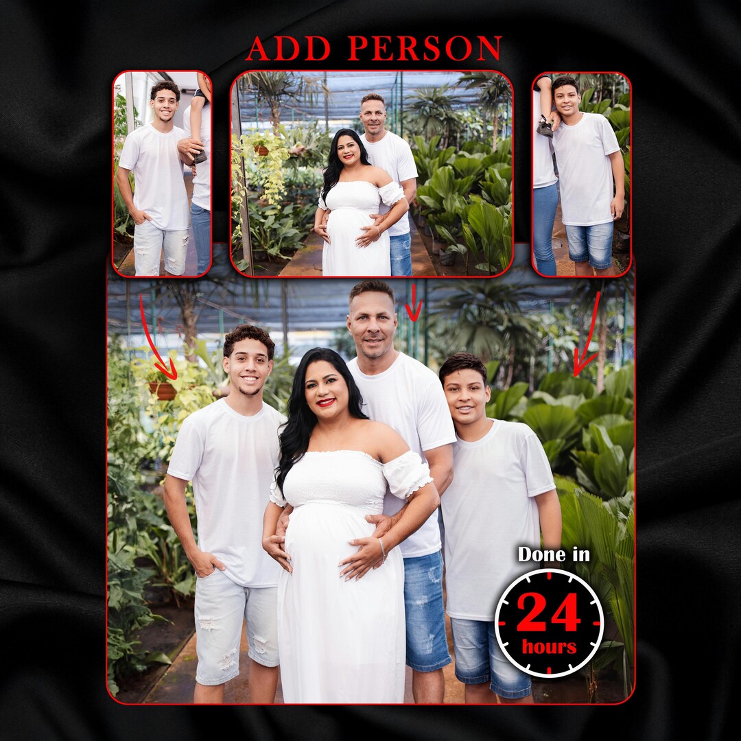 Add Person to Photo/ Photo Merge/ Family Photo Editing Service ...