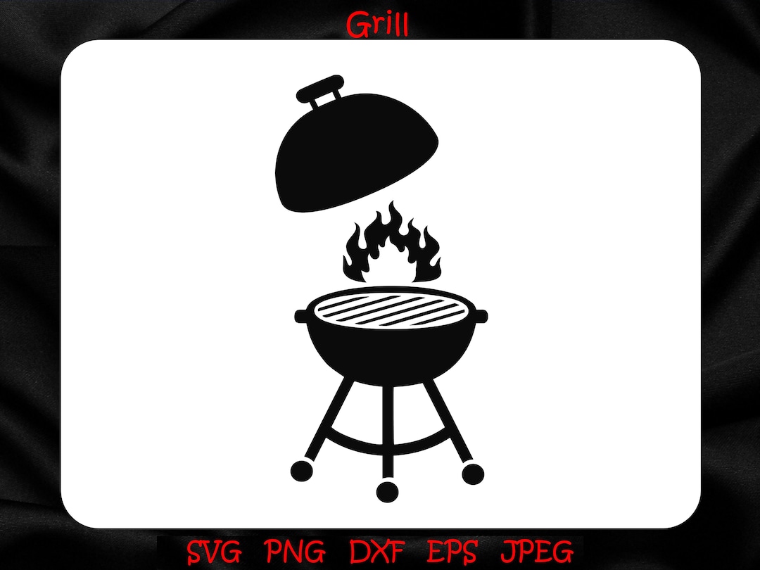 BBQ Grill SVG: Outdoor Cooking Cut File (digital Download) - Etsy
