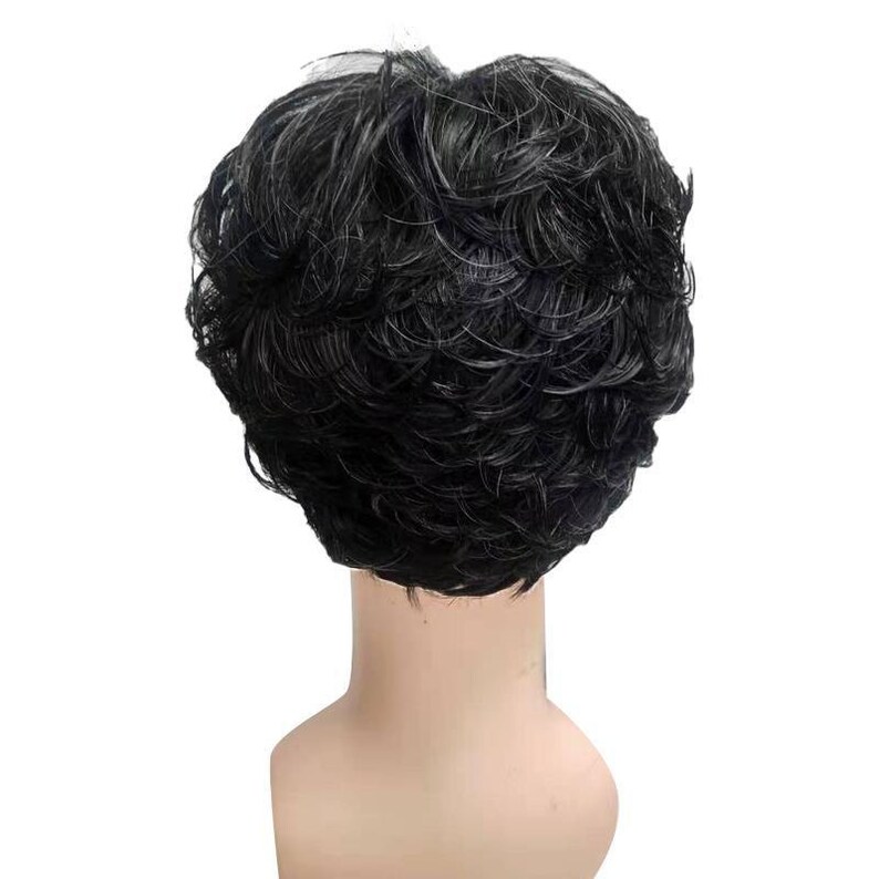 European and American Mens Wig Cap Short Synthetic Fiber - Etsy
