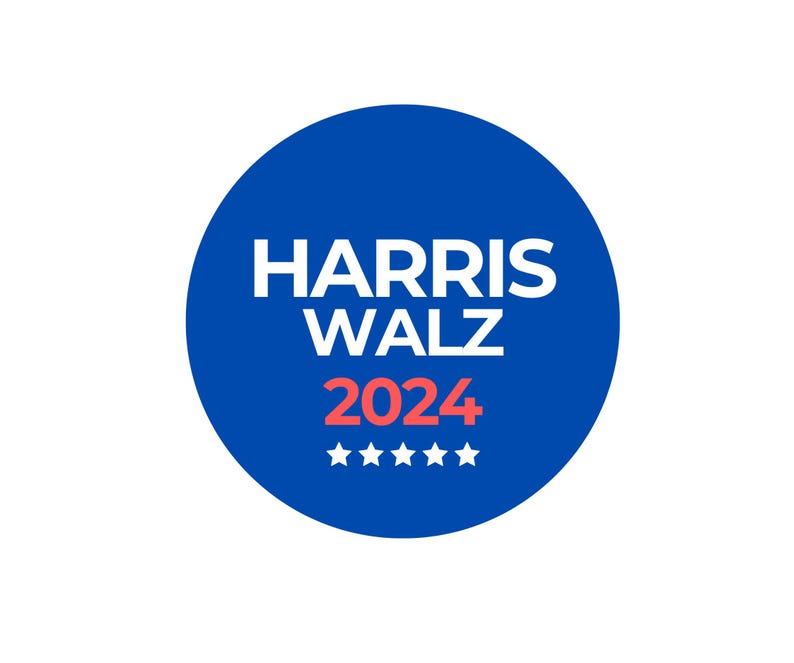 Harris Walz 2024 SVG PNG Image for Clothes Button Stickers Magnets ...