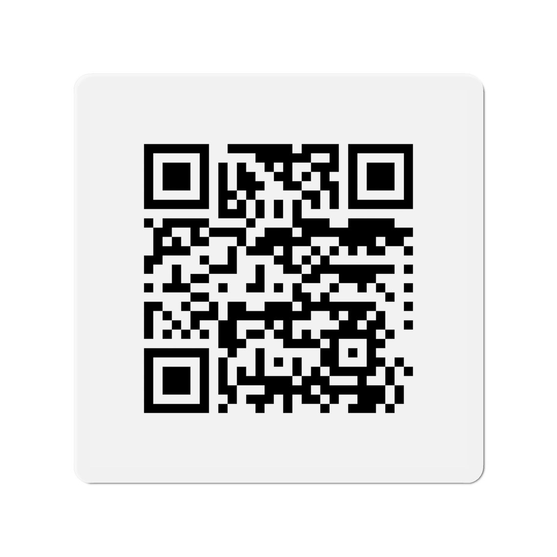 Custom QR Code Die-cut Magnets Business Material Promo Item Company ...
