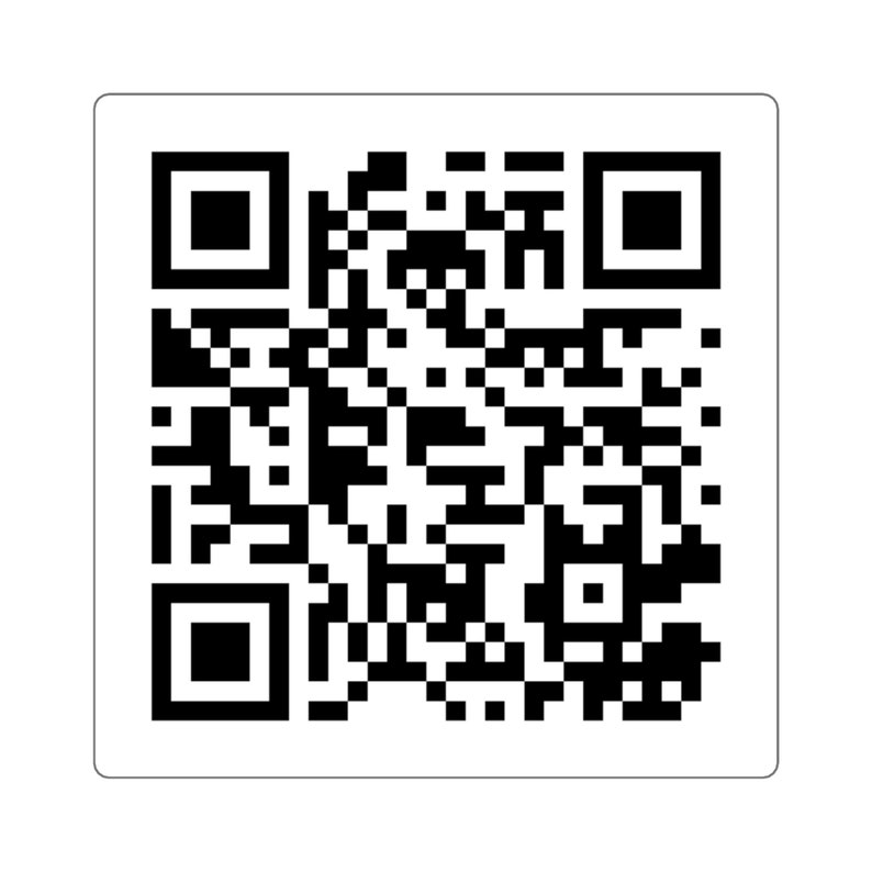 QR Code Square Stickers Business Website Home Internet Access for ...