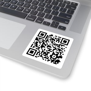 QR Code Square Stickers Business Website Home Internet Access for ...